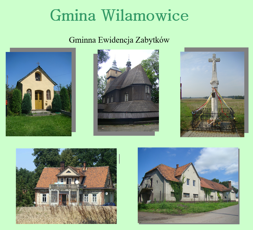 OGŁOSZENIE - GMINNA EWIDENCJIA ZABYTKÓW | Urząd Gminy Wilamowice