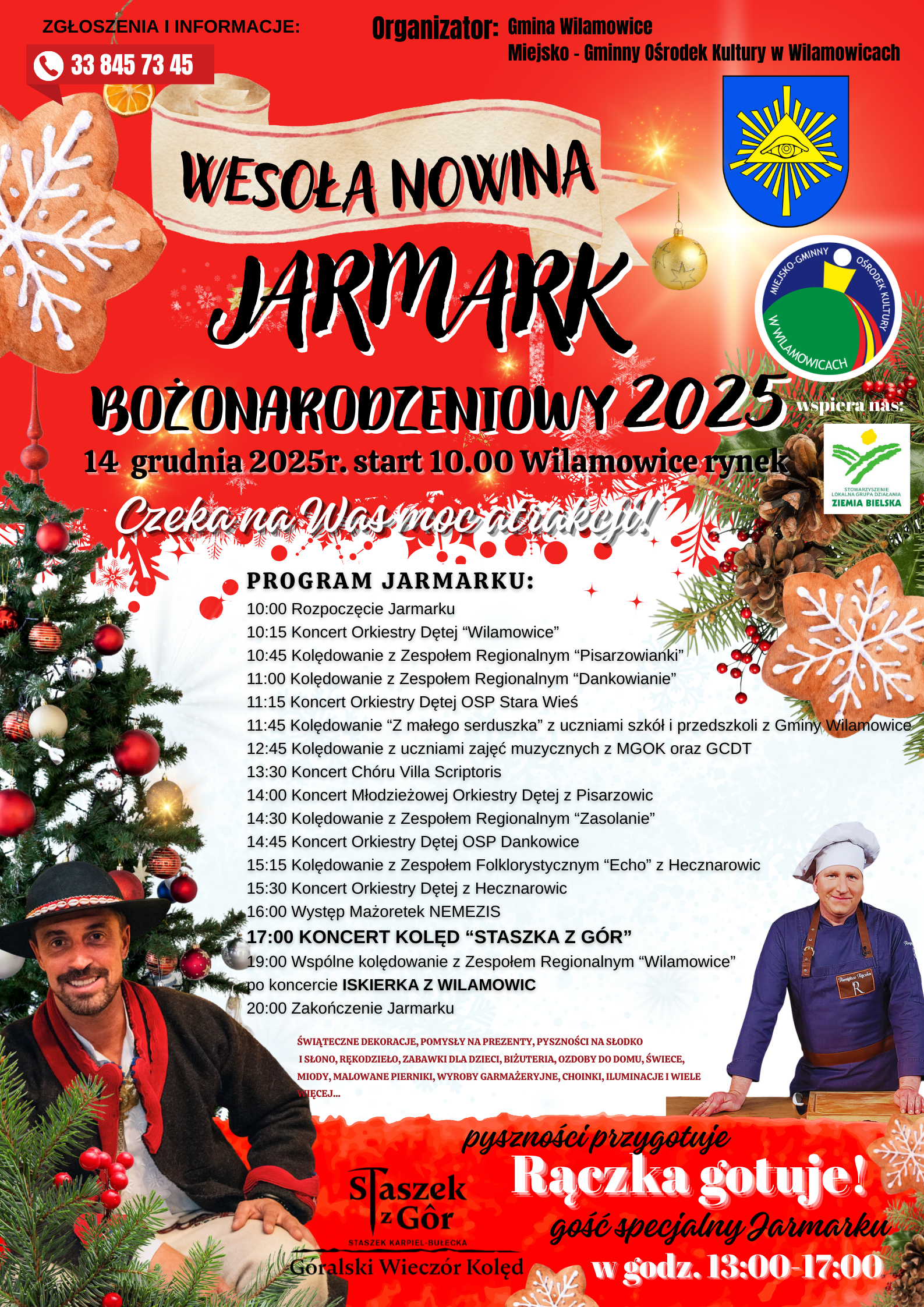IV Jarmark Bożonarodzeniowy "Wesoła Nowina" zbliża się wielkimi krokami ...